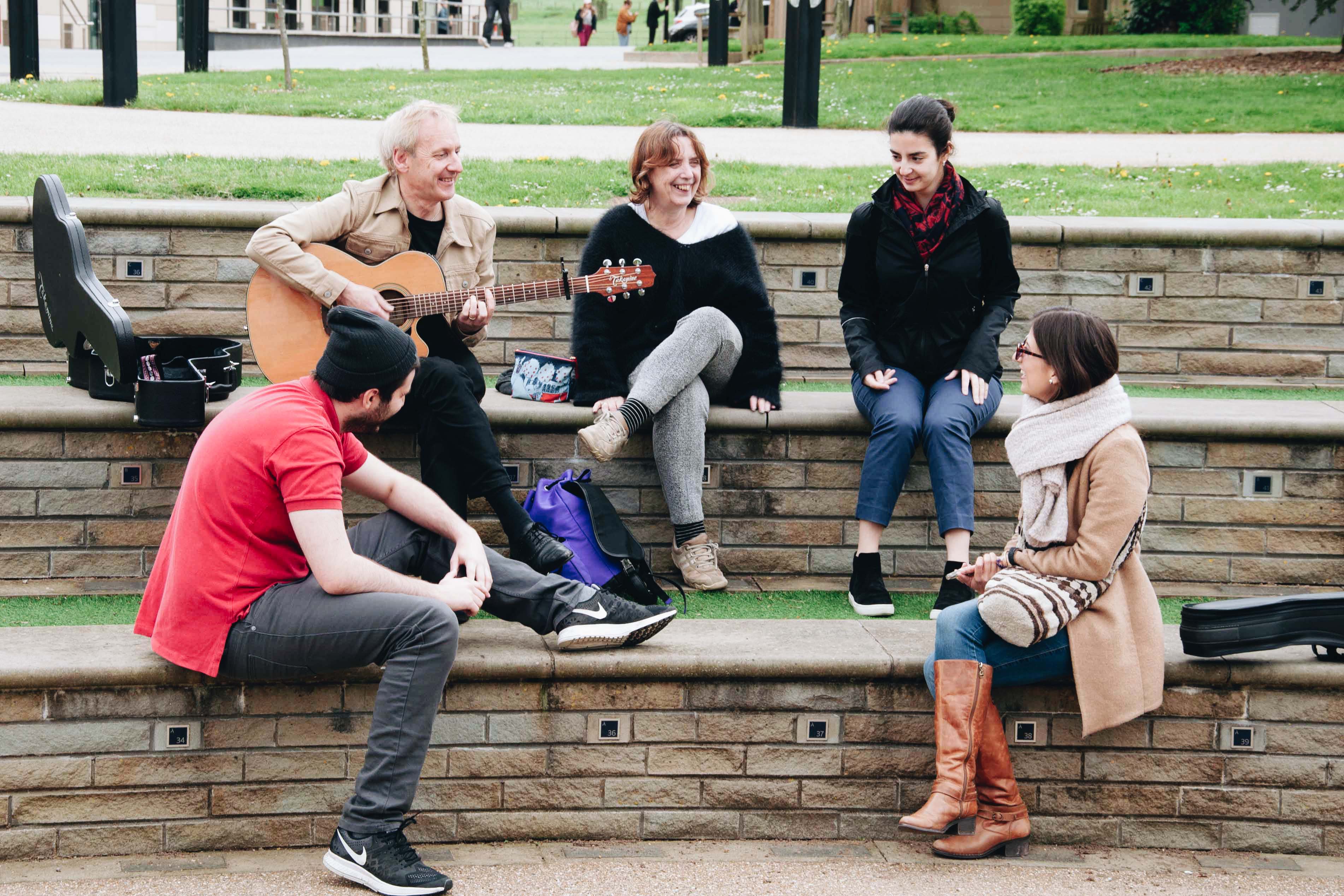 Interview: Milk Float TV with MA Songwriting students Paul and Andy ...